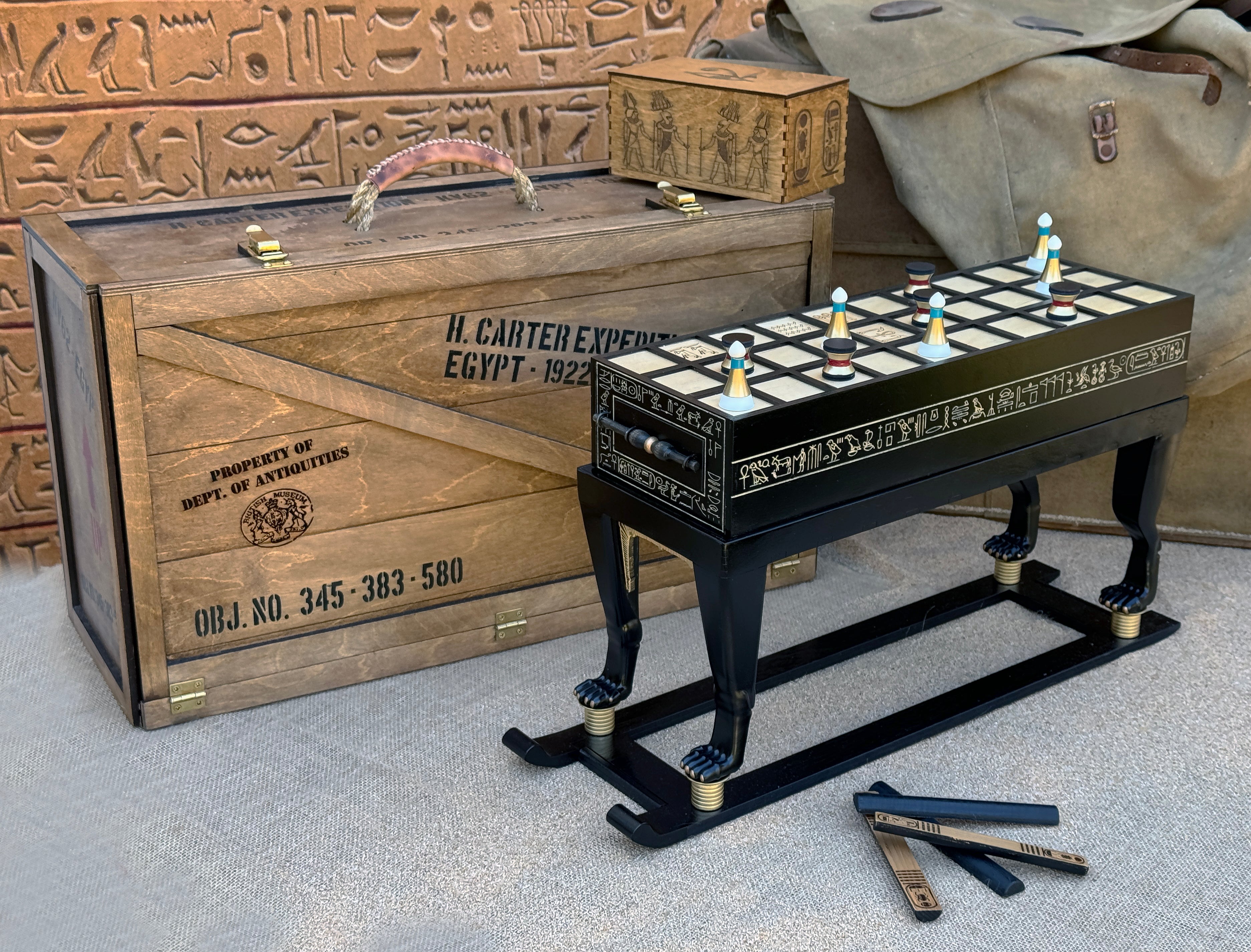 1/1 Scale Museum Replica of Tutankhamuns SENET Game! Direct from the T ...