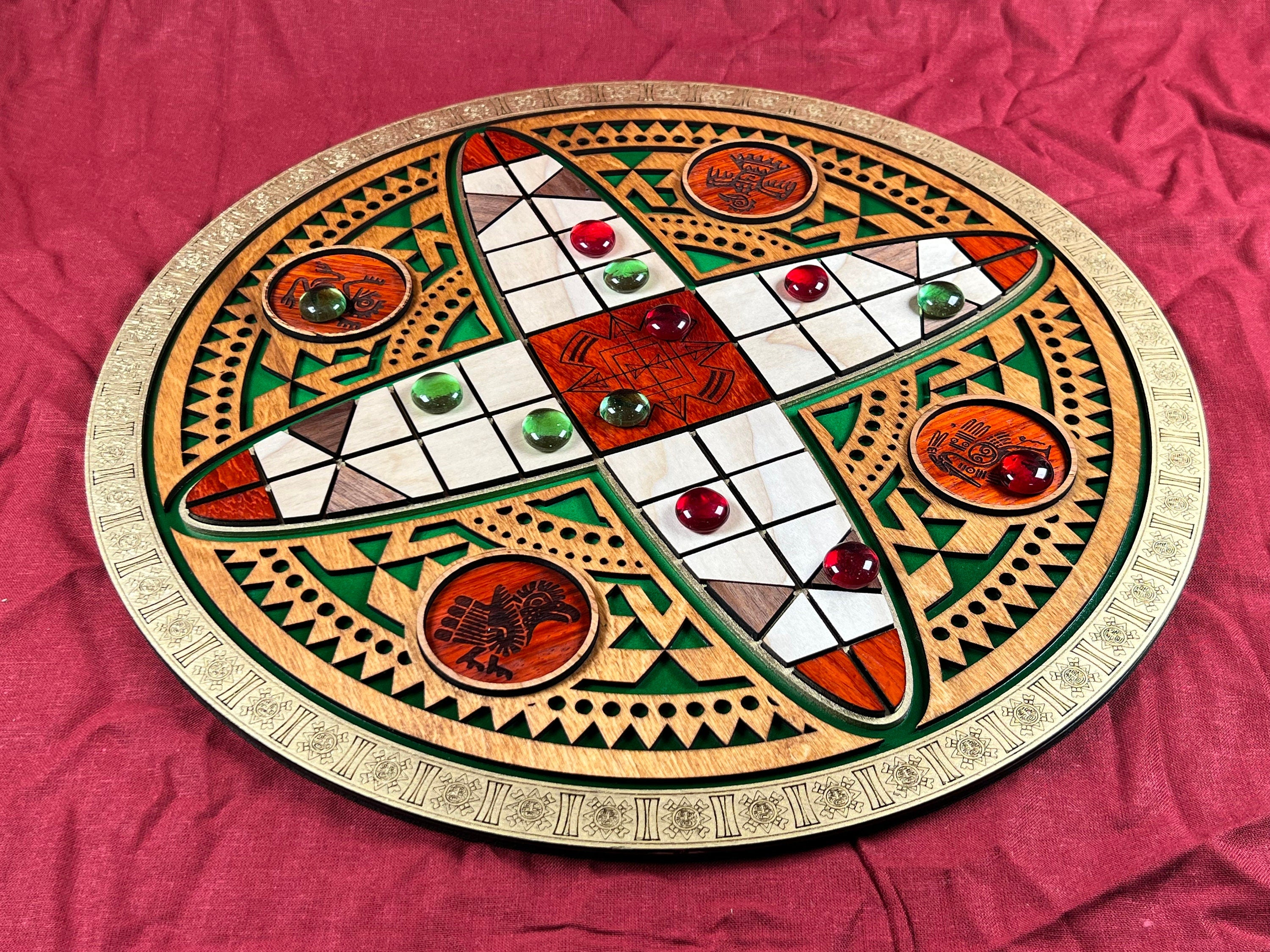 PATOLLI - Glass Pawn Variant ~ The Ancient Game of the Toltecs! The Pr ...