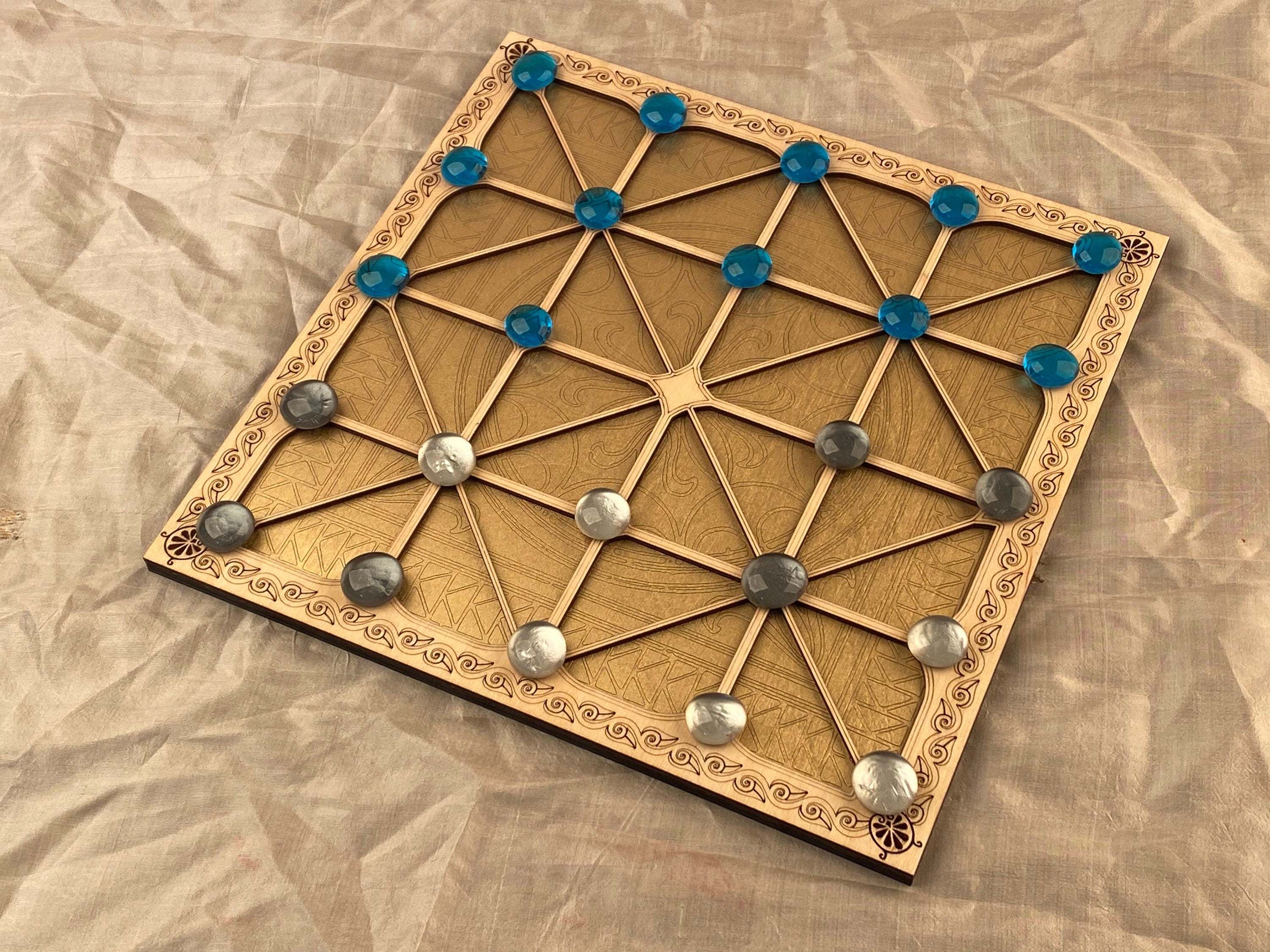 Alquerque ~ Qirkat! The Ancient and Mysterious Game of Conquest ...